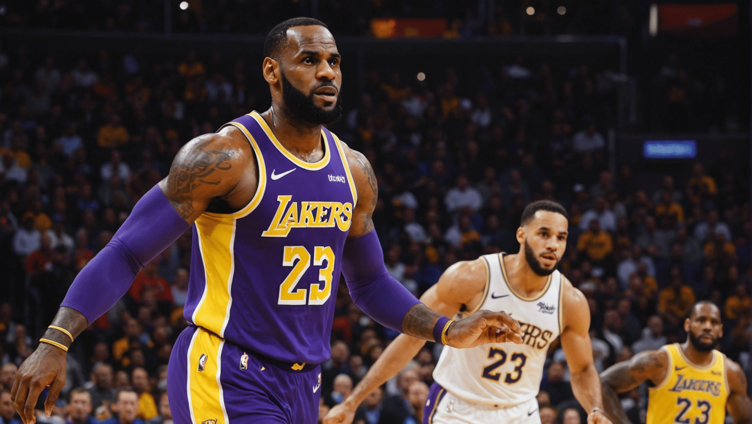 LeBron James des Los Angeles Lakers : l'inspiration de l'espoir